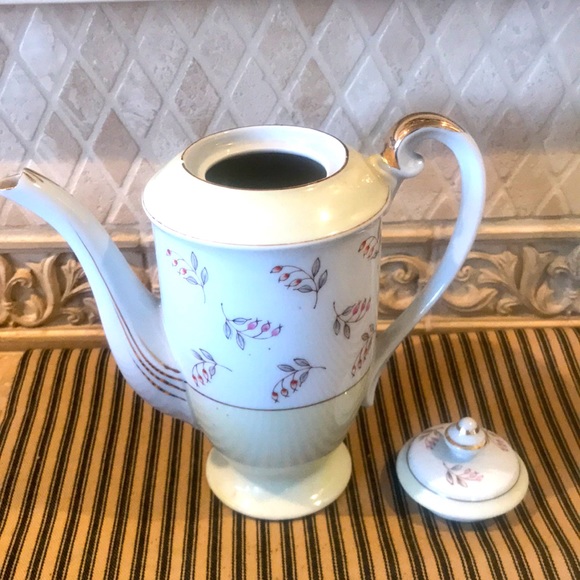 M.K. | Dining | Antique China Floral Design Tea Pot Made In Japan ...